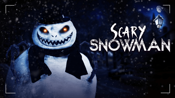 Scary Snowman Cartoon